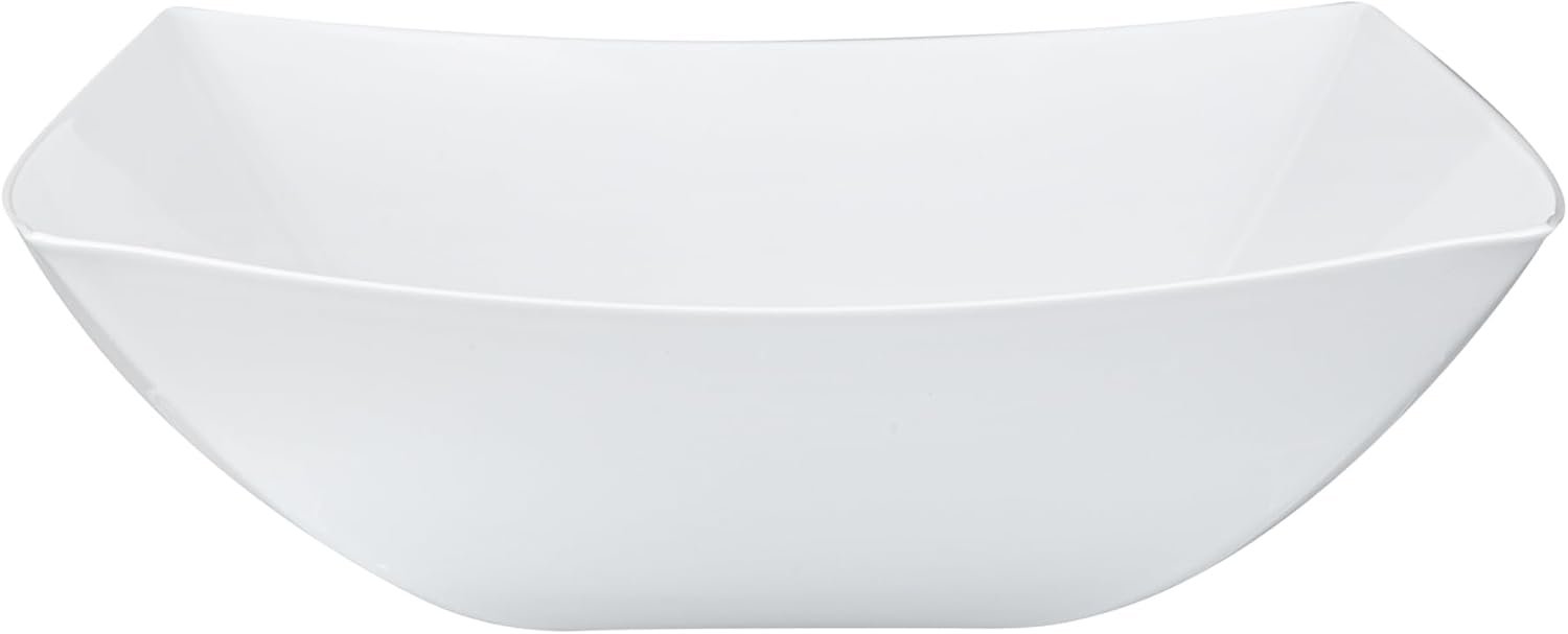Wholesale 64 Ounce Square Disposable Plastic Salad Bowls Durable Heavy ...