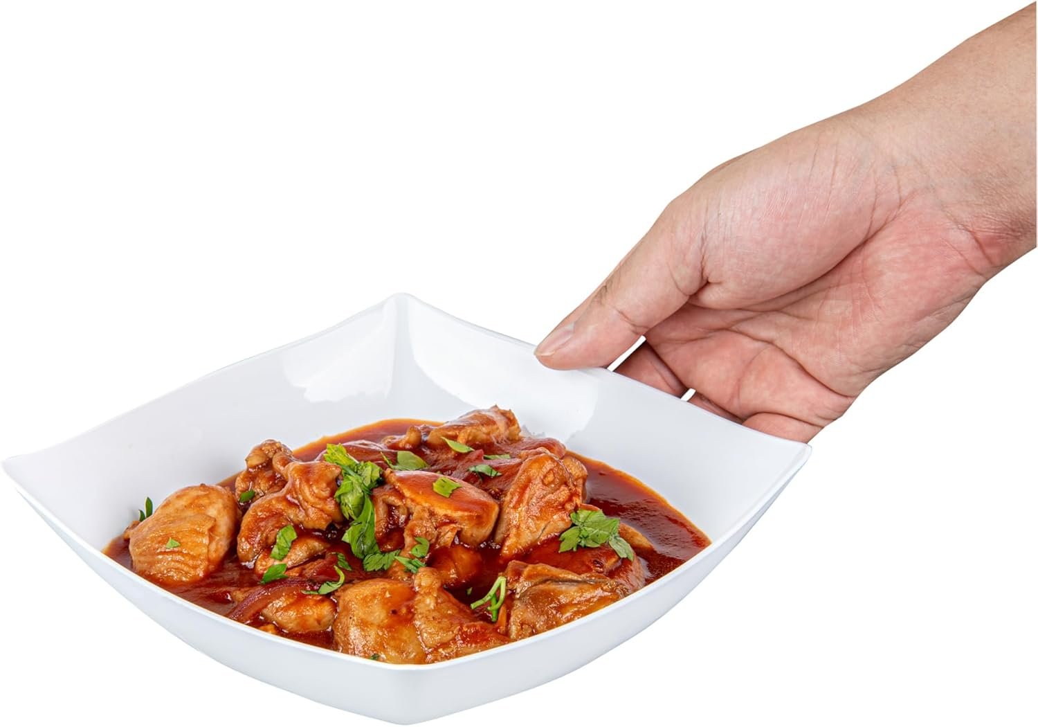 Wholesale 32 Ounce 10 Square Fancy Disposable Plastic Salad Bowls ...